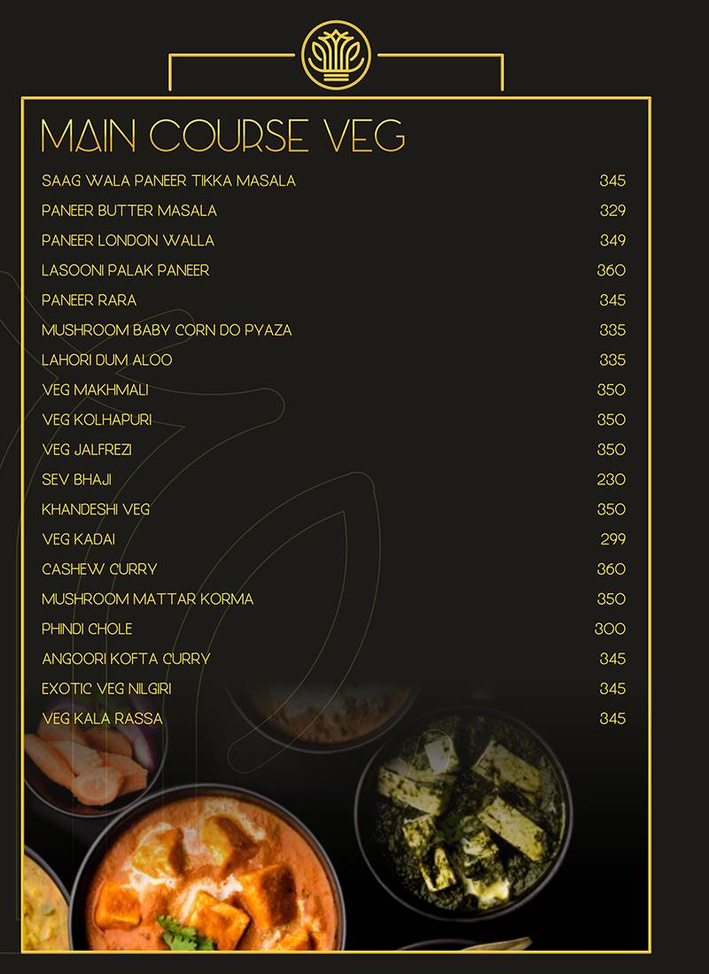 Menu at Tamara Banquet & Restaurant, Nashik