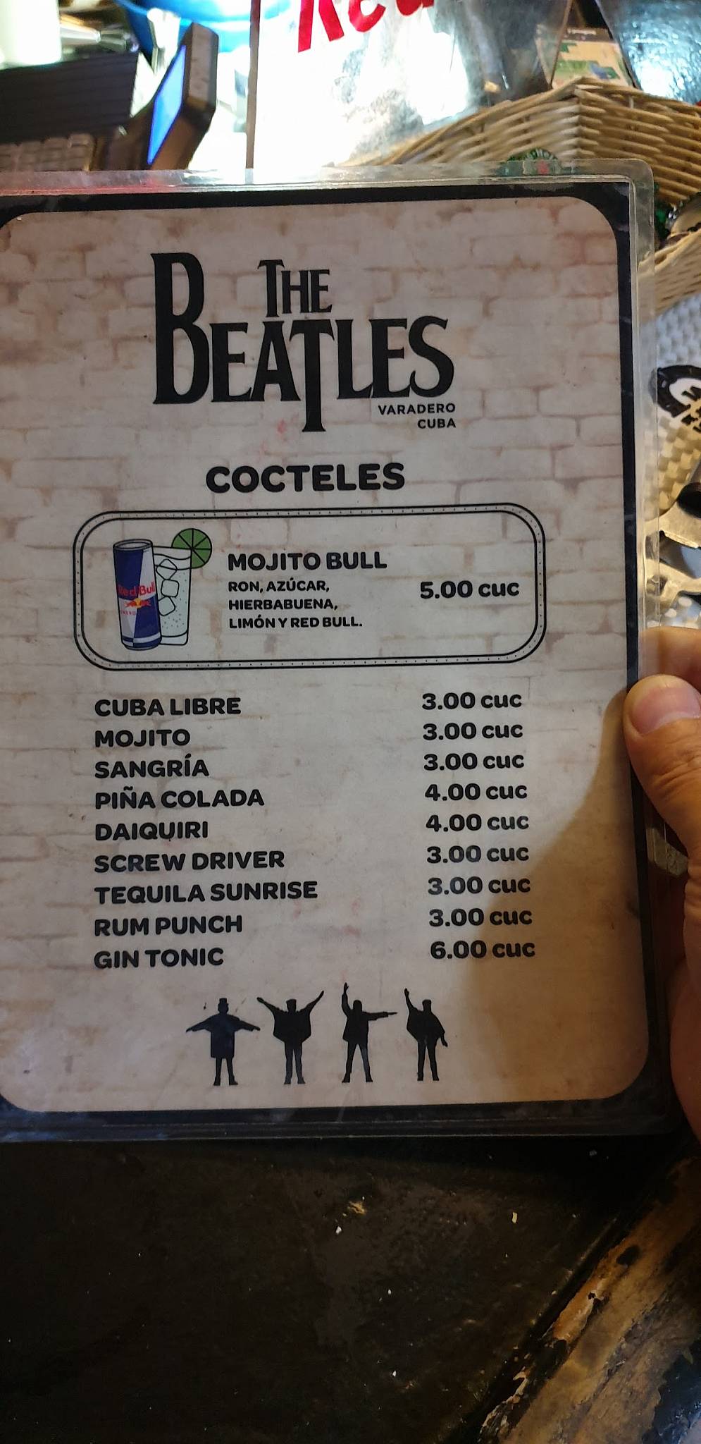 Menu at The Beatles Live Music Bar and Grill, Varadero