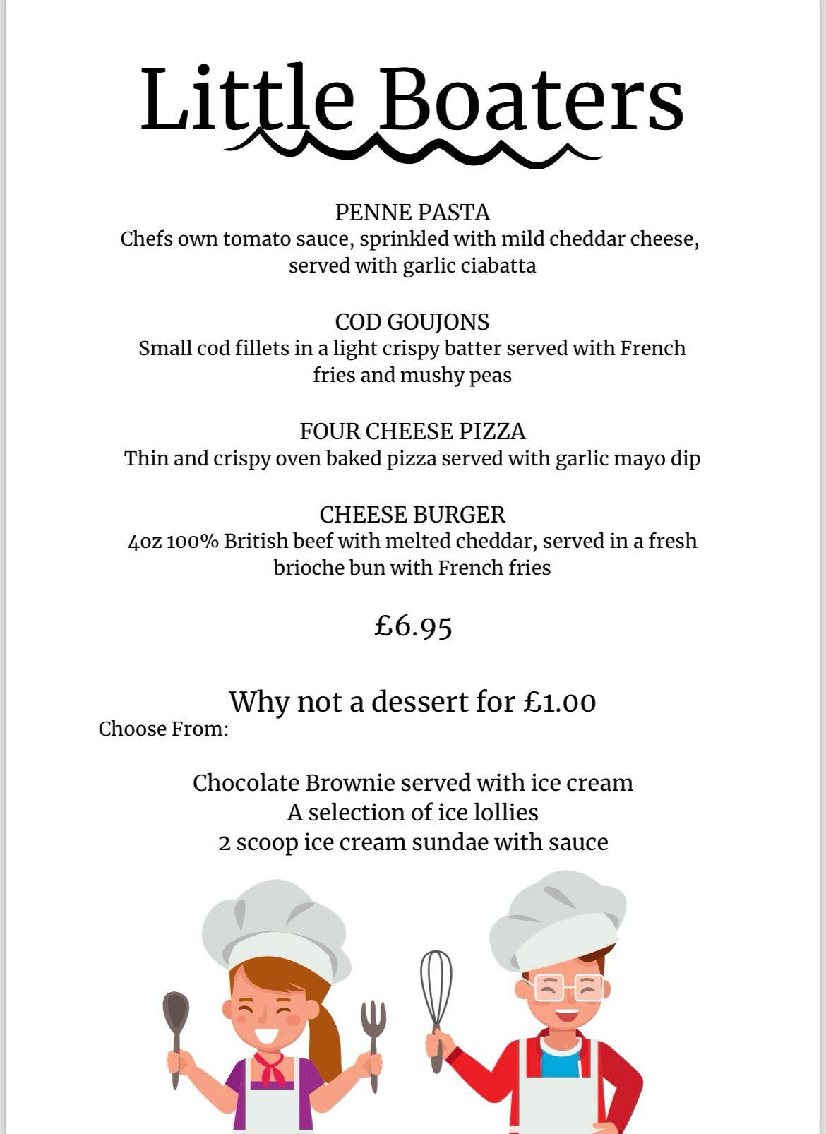 Menu at The Boat Inn Bar and Restaurant, Long Itchington, Birdingbury Wharf