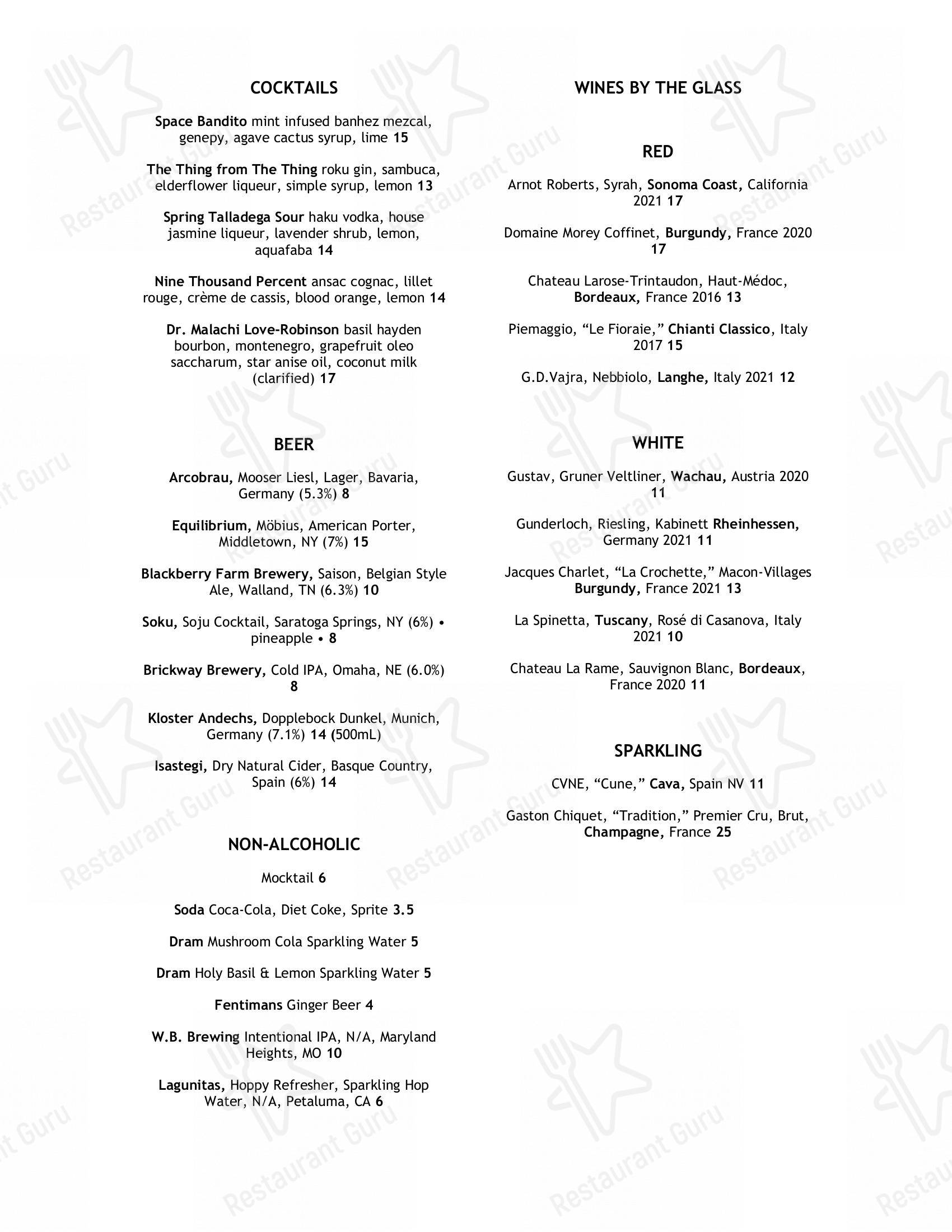 Menu at The Boiler Room pub & bar, Omaha
