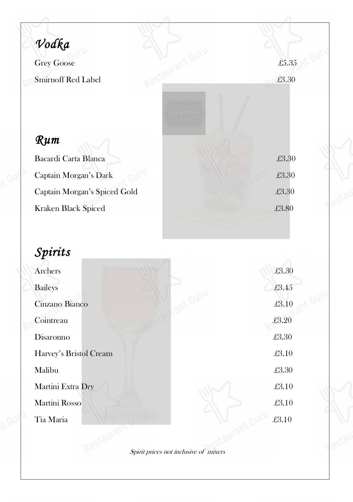 Menu at The Celtic Arms pub & bar, Mold