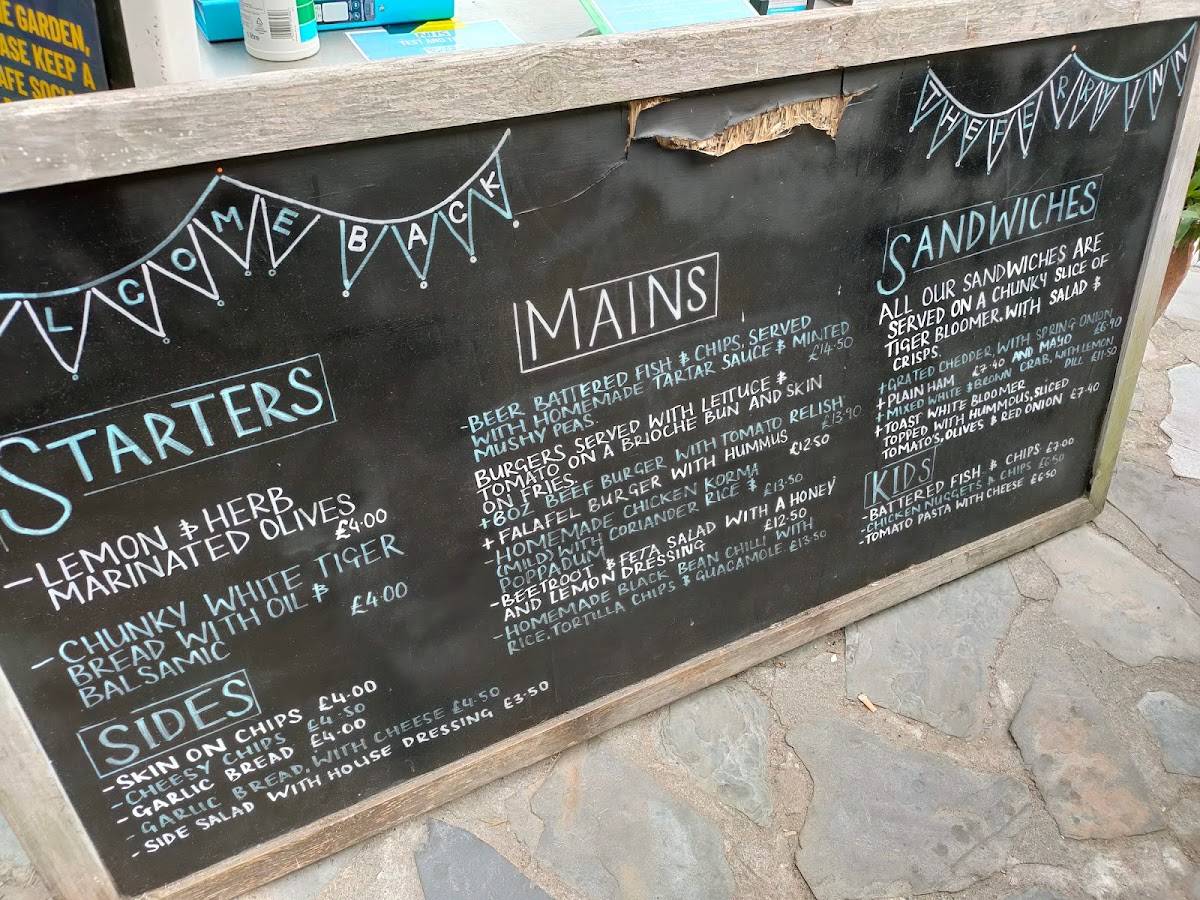 Menu at The Ferry Inn pub & bar, Salcombe