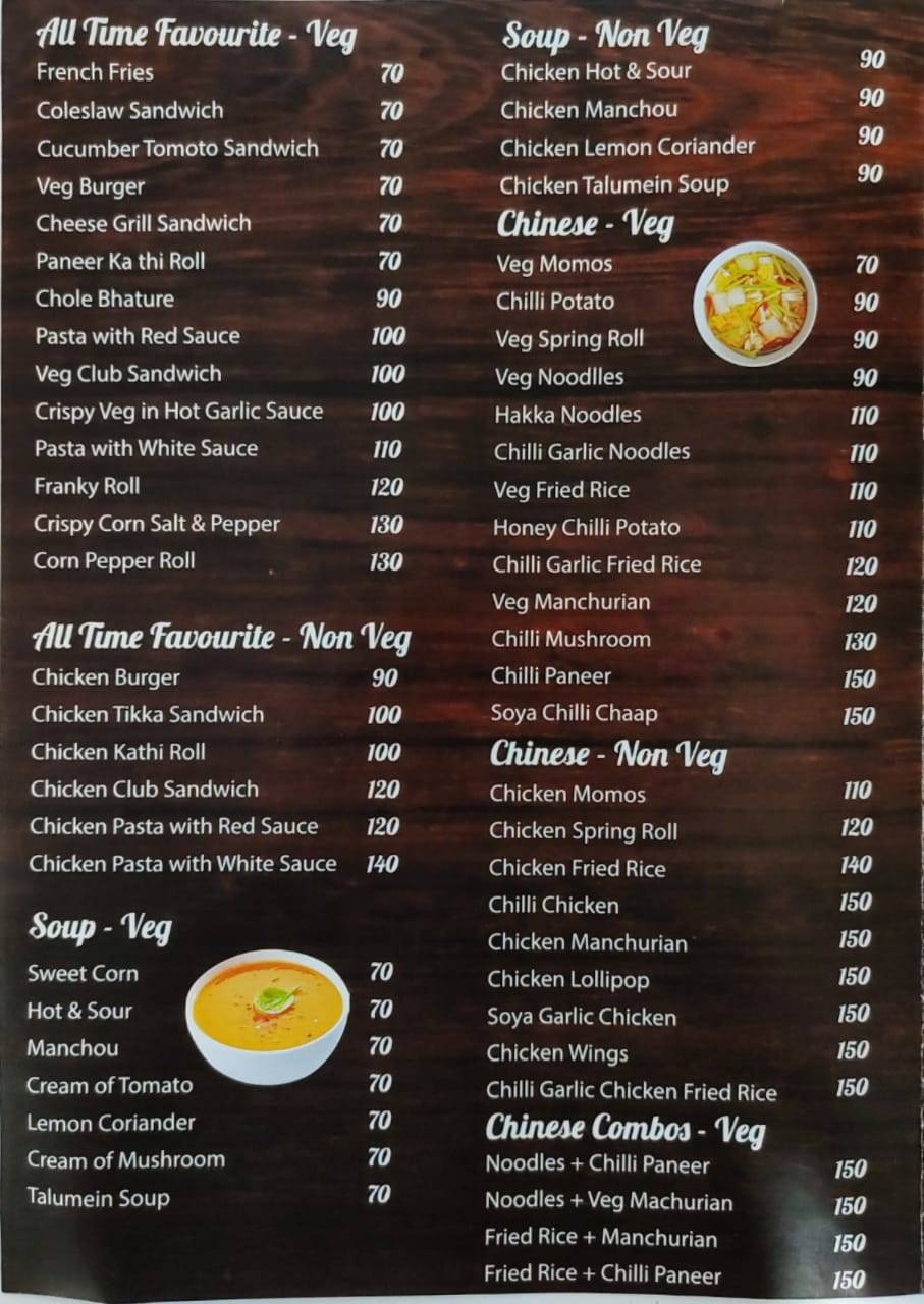 Menu at The Kitchen Garden, Noida