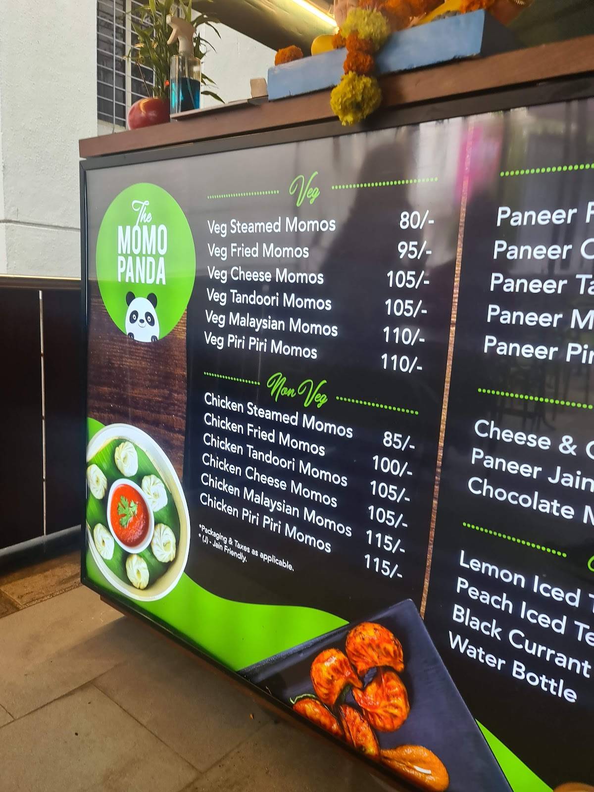 Menu at The Momo Panda Baner, Pune