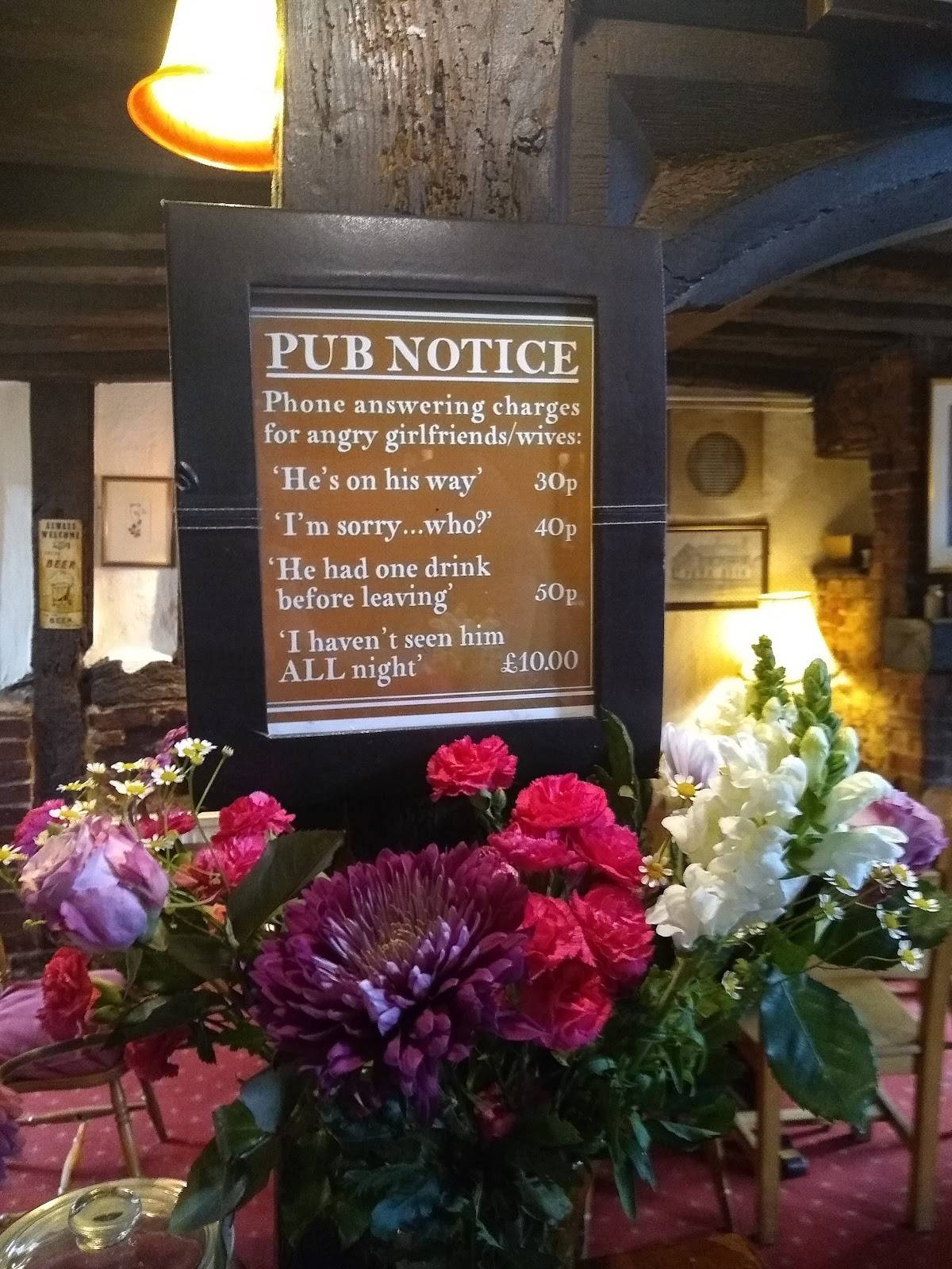 Menu at The Old Eden pub & bar, Edenbridge