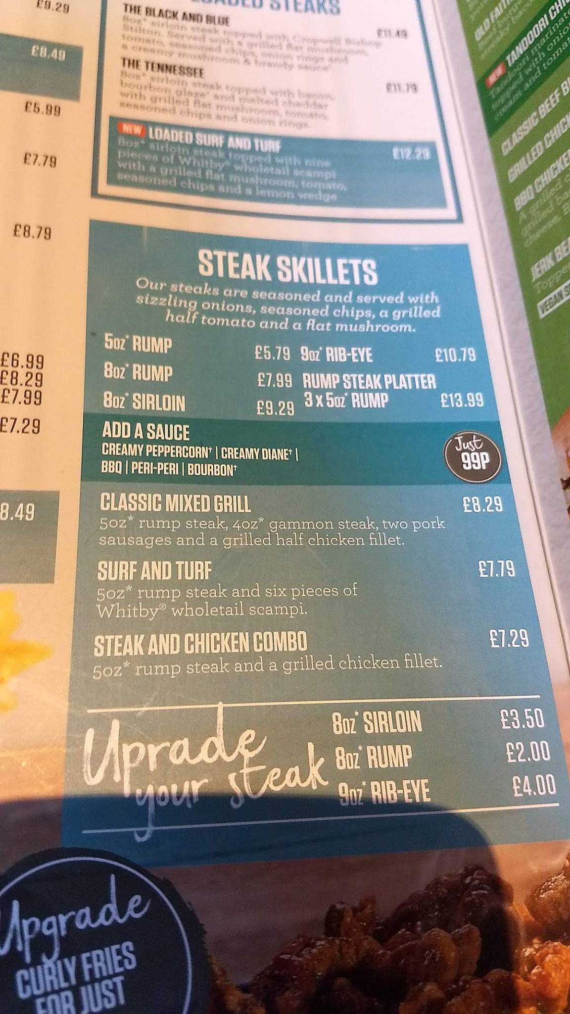Menu at The Phantom Coach pub & bar, Coventry