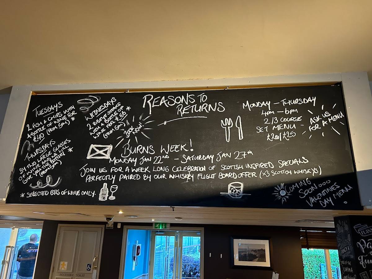 Menu at The Windmill Inn, Portishead pub & bar, Portishead