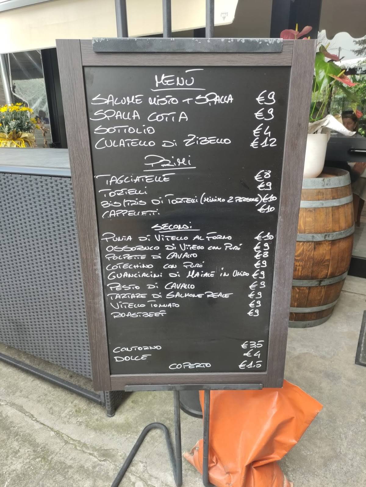 Menu da Trattoria Sant'Anna ristorante, Poviglio