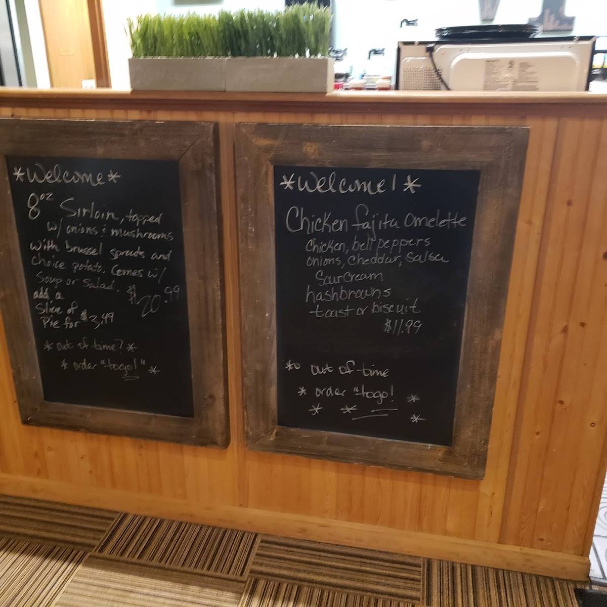 Menu at Vintage Inn Restaurant, Cottage Grove