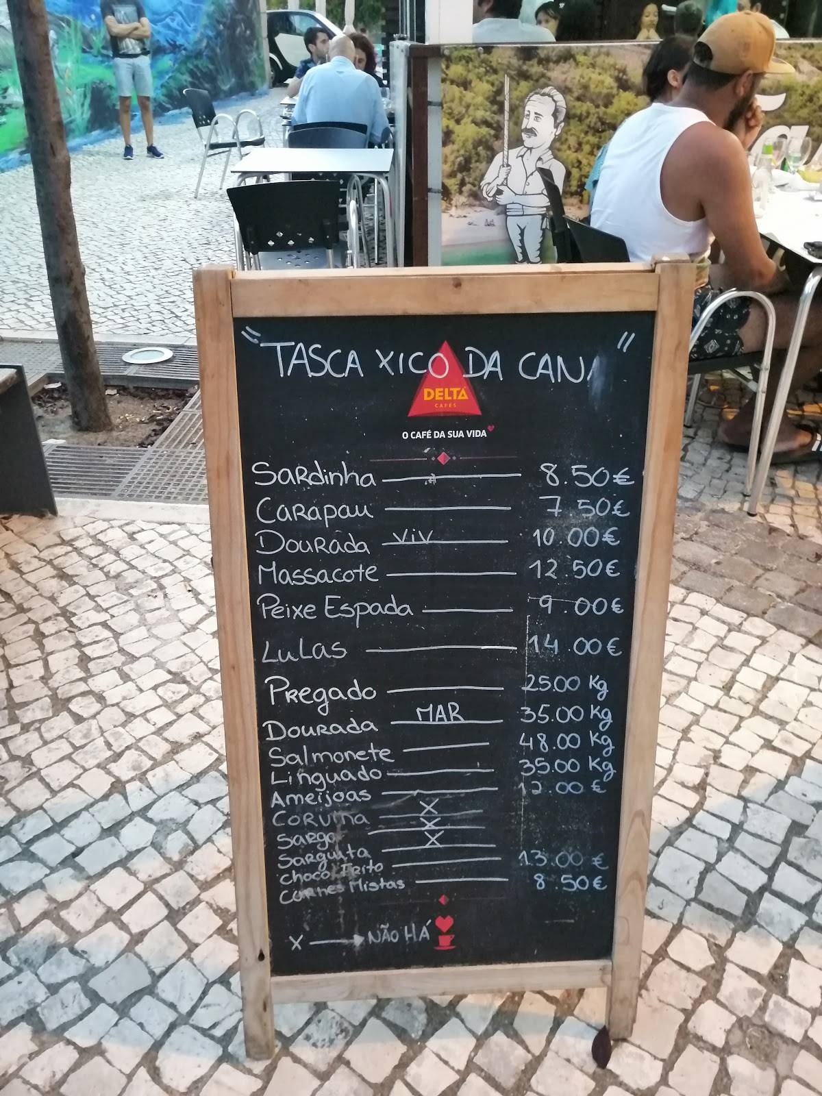 Menu em Xico da Cana restaurante, Setúbal, Tv. do Seixal 12