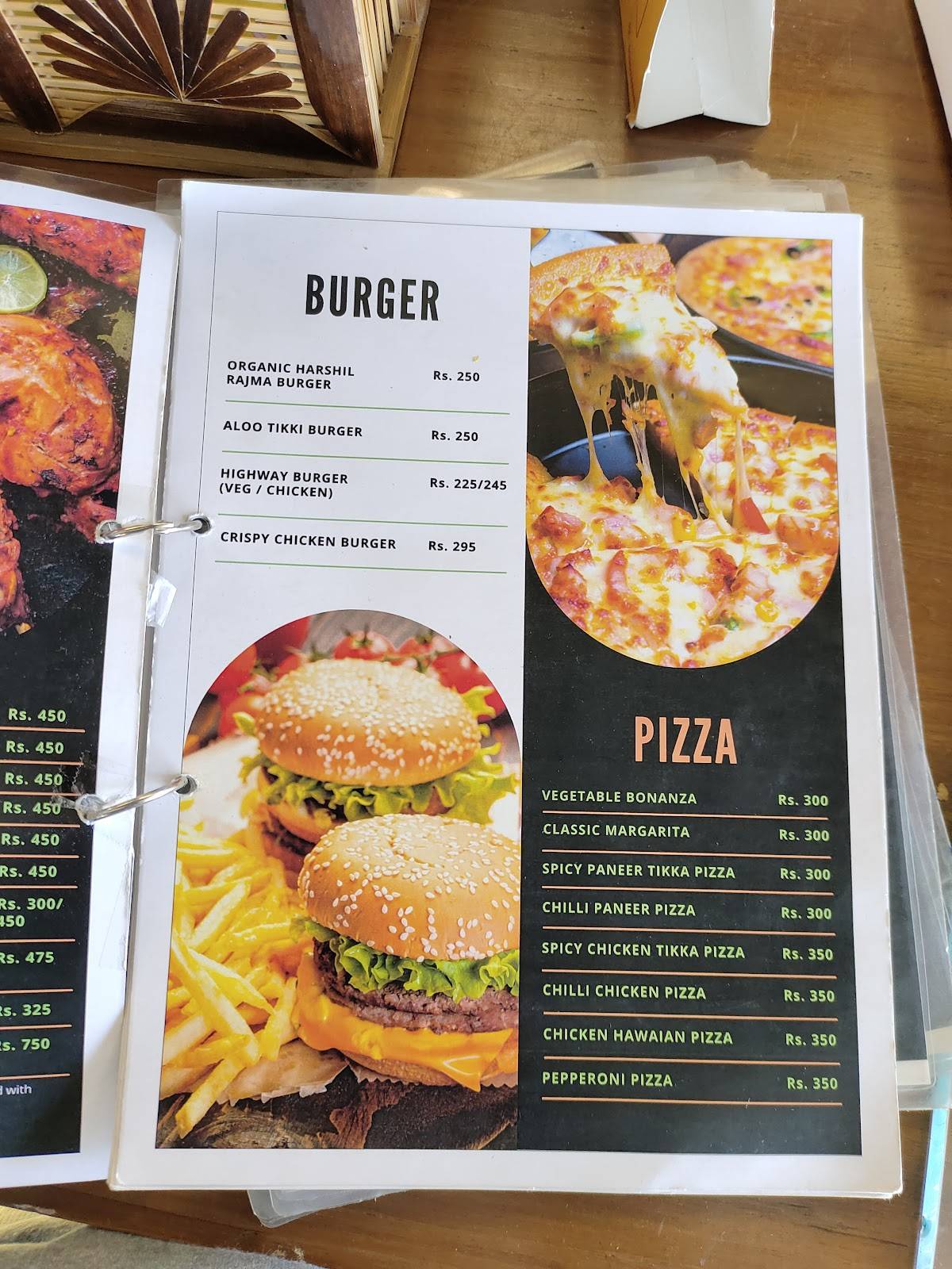 Menu at Yellow Hills cafe And Restaurant, Dehradun