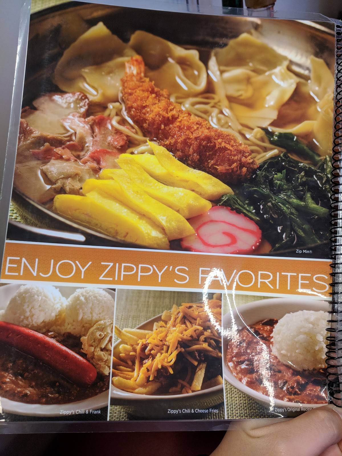 Menu at Zippy's Kailua fast food, Kailua, 44 Oneawa St