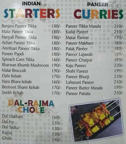Menu at Naintara Veg Restaurant ( Unit of SRI NARSING bogulkunta ...