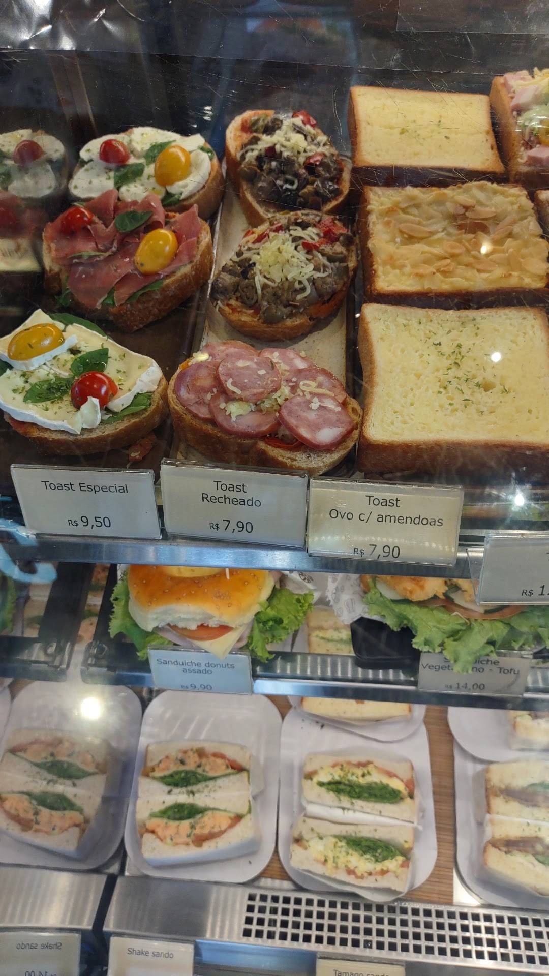 Menu em 89ºC Coffee Station café, São Paulo