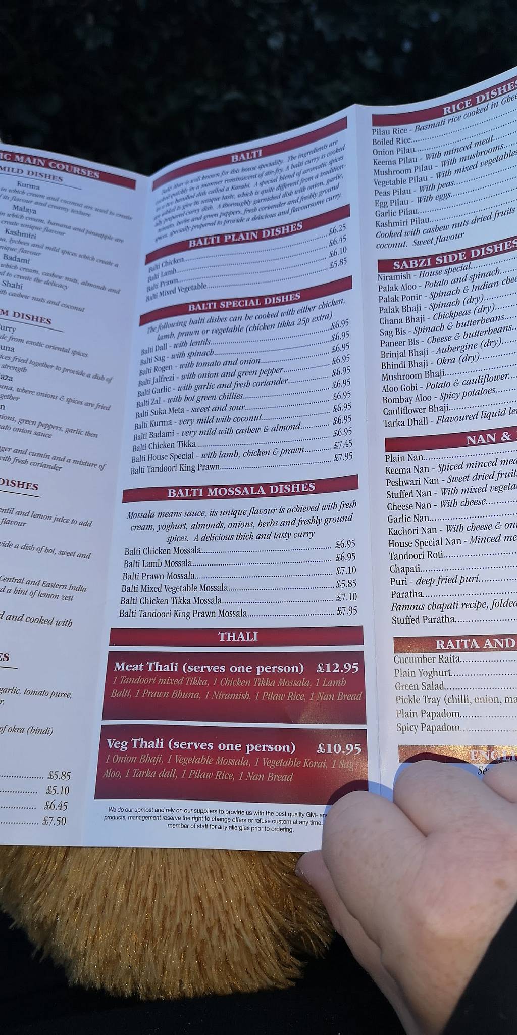 Menu at Ahar Indian & Bangladeshi cuisine restaurant, Whitley Bay, 238 ...