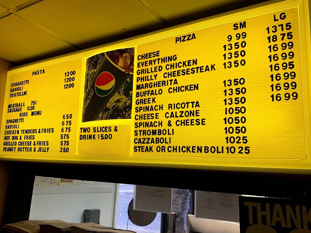 Menu at Al Casapulla's Subs & Steaks pizzeria, Millville