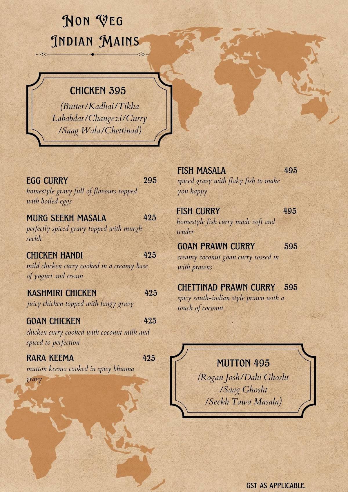 Menu at The Weekend by Caked : Your Go-To Restaurant & the Best Food in ...