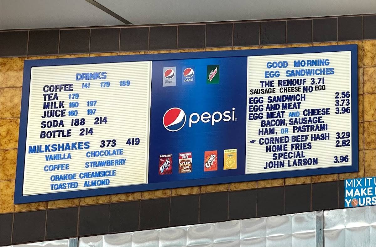 Menu at Augie & Ray's Drive In fast food, East Hartford