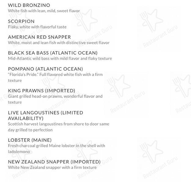Menu at Avra 48th Street restaurant, West New York, 141 E 48th St