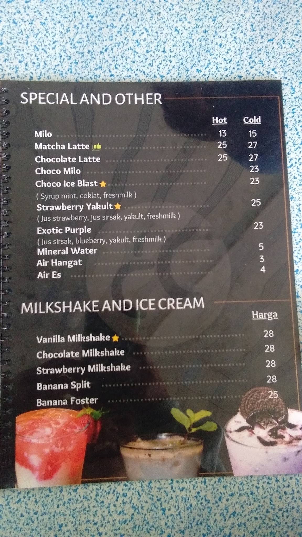 Menu at Awan Family Cafe & Resto, Air Jamban