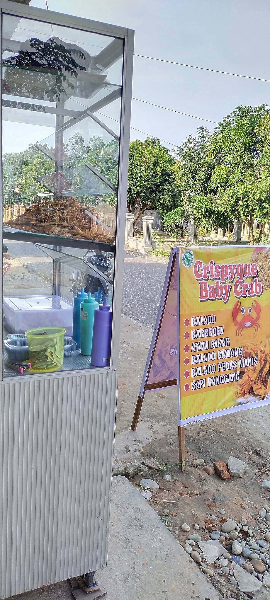 Menu at Baby crap crispy, pak salam restaurant, Karang Baru