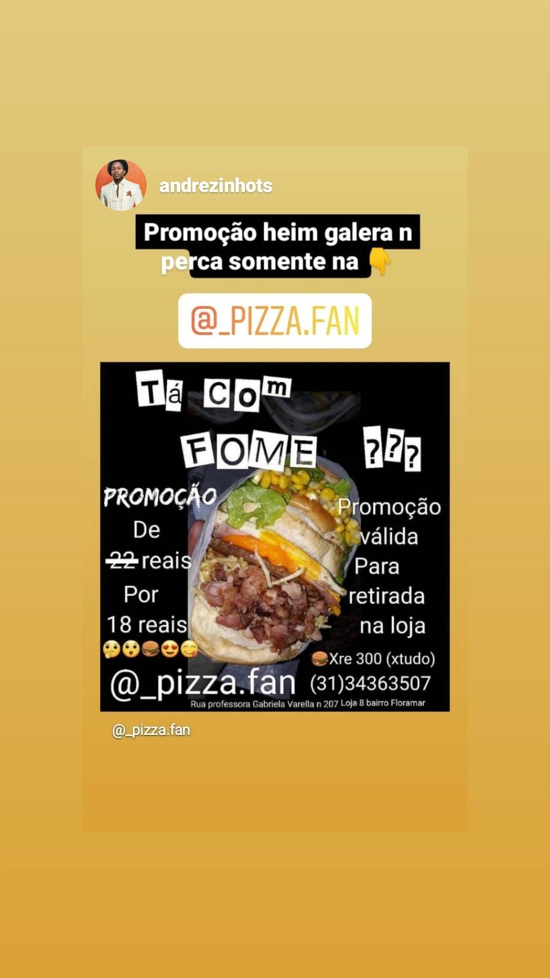 Menu em Pizza Fan restaurante, Belo Horizonte, R. Profa. Gabriela Varela