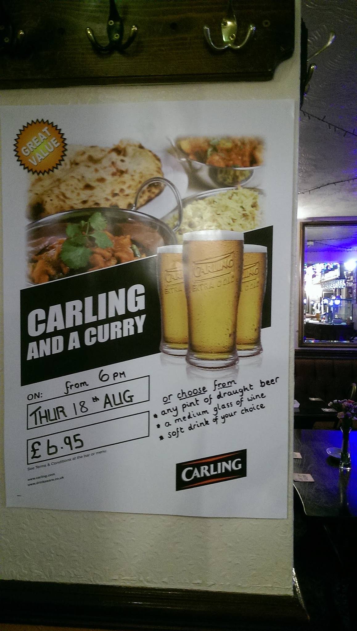 Menu at Birch Tree Inn pub & bar, Brierley Hill