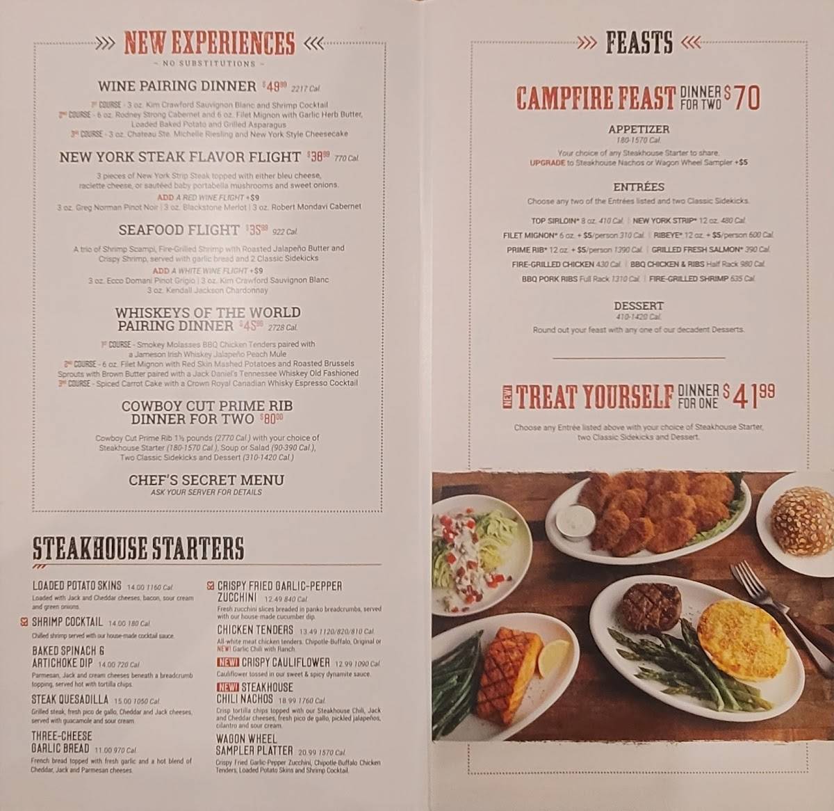 Menu at Black Angus Steakhouse, Pearl City
