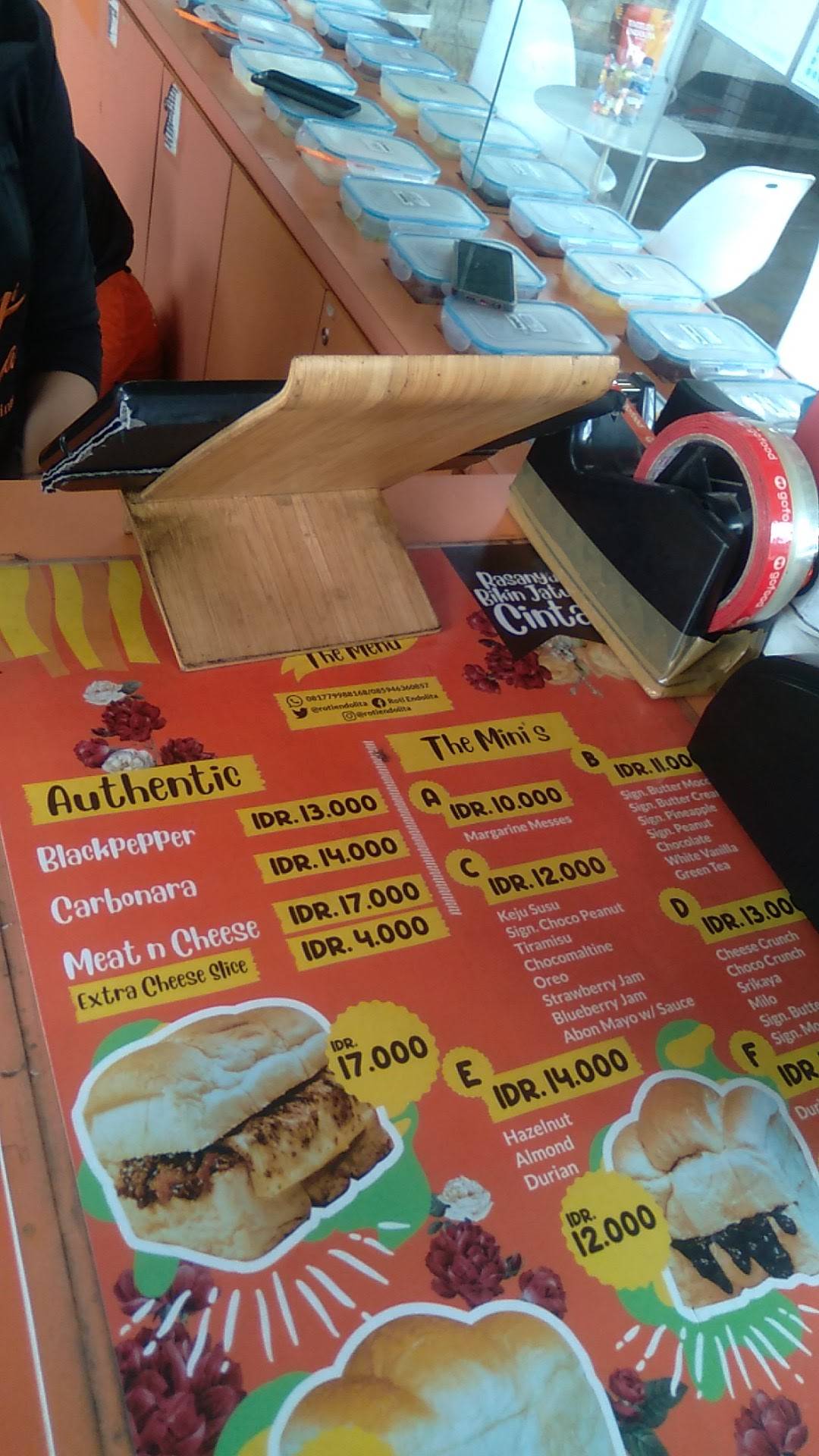 Carta de Roti Endolita Bogor Baru - Makanan, Roti Khas Bogor, Oleh ...