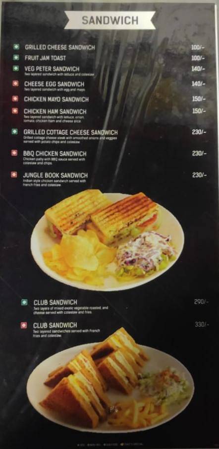 Menu at CAFE PETER, Viman Nagar, Pune, Anand Square