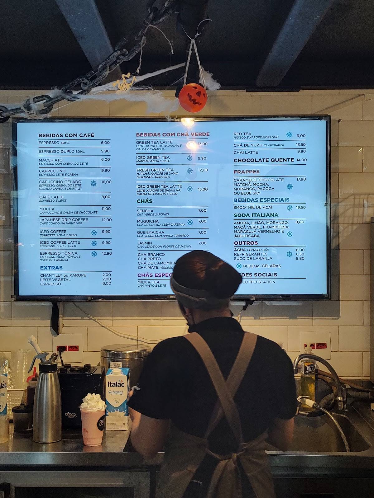 Menu em 89ºC Coffee Station café, São Paulo