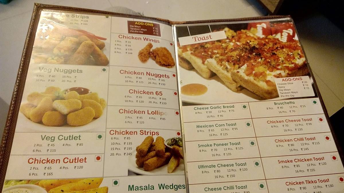 Menu at Cafe Dreamland, Pune, Swami Heights