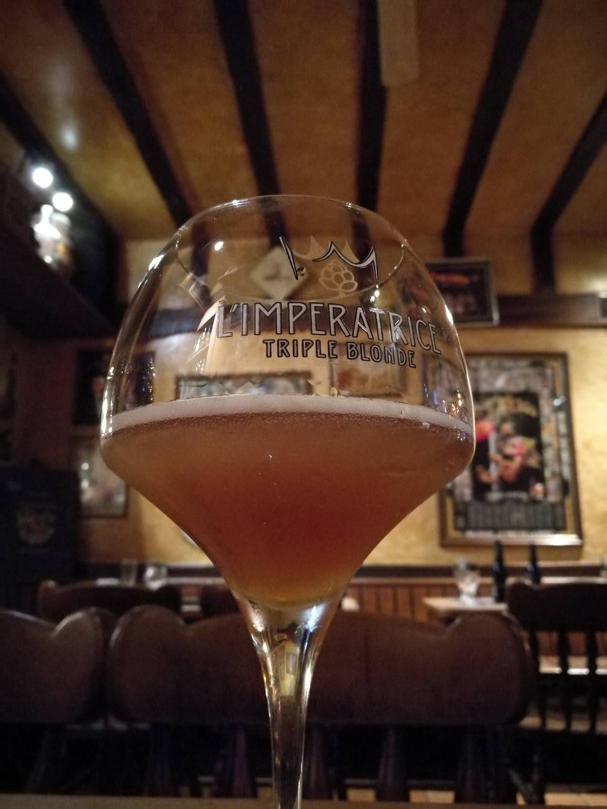Menu au La Cuve à Bière, Charleroi
