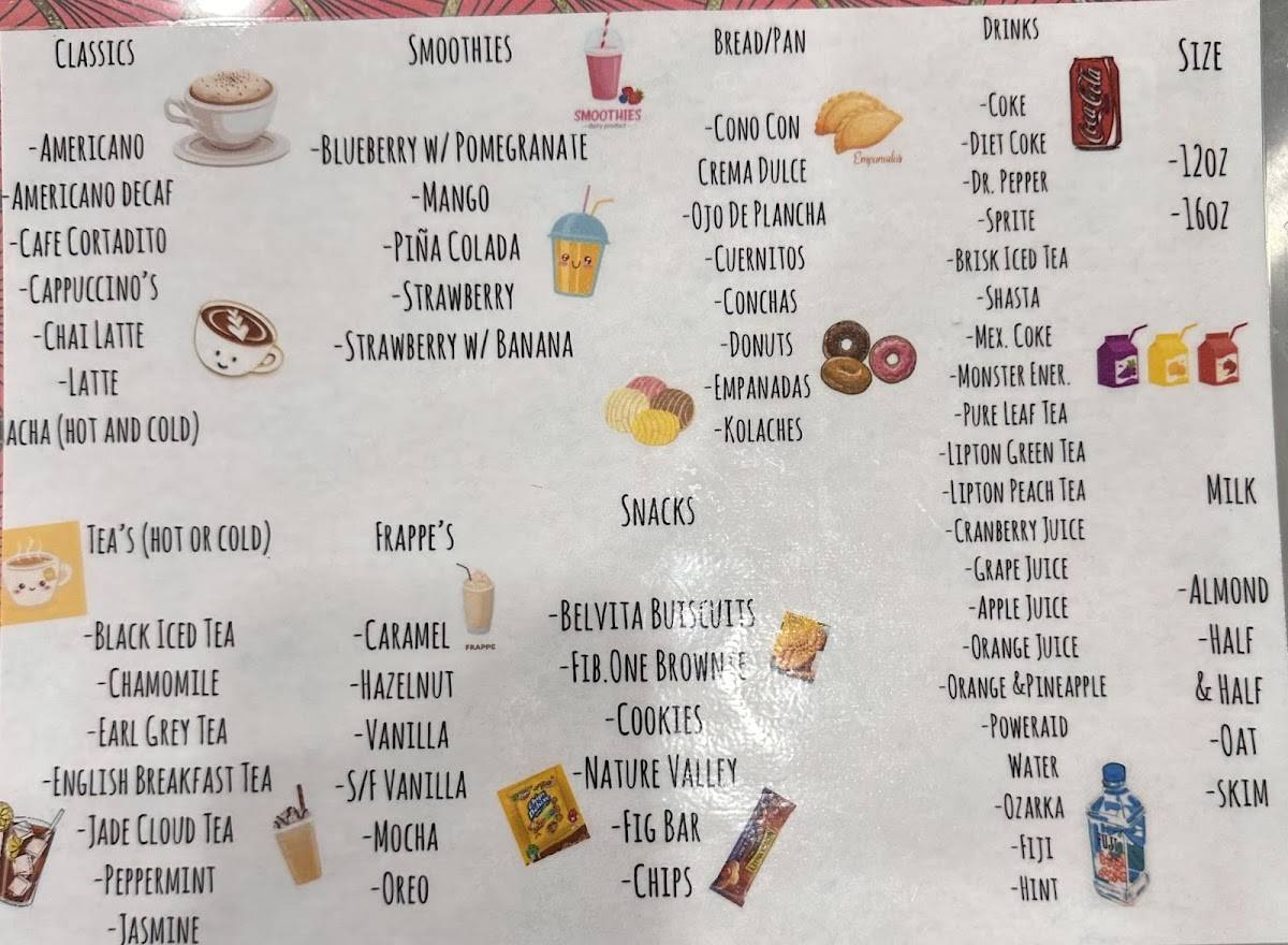 Menu at Hach Ki Cafe, Houston