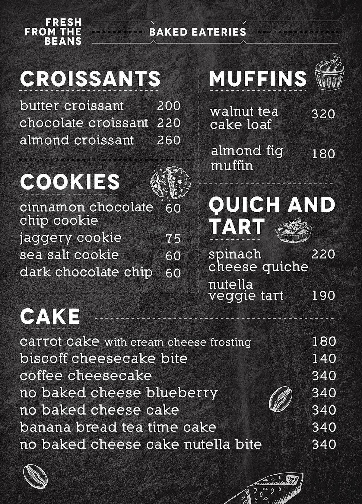 Menu at Camilo Coffee, Ahmedabad