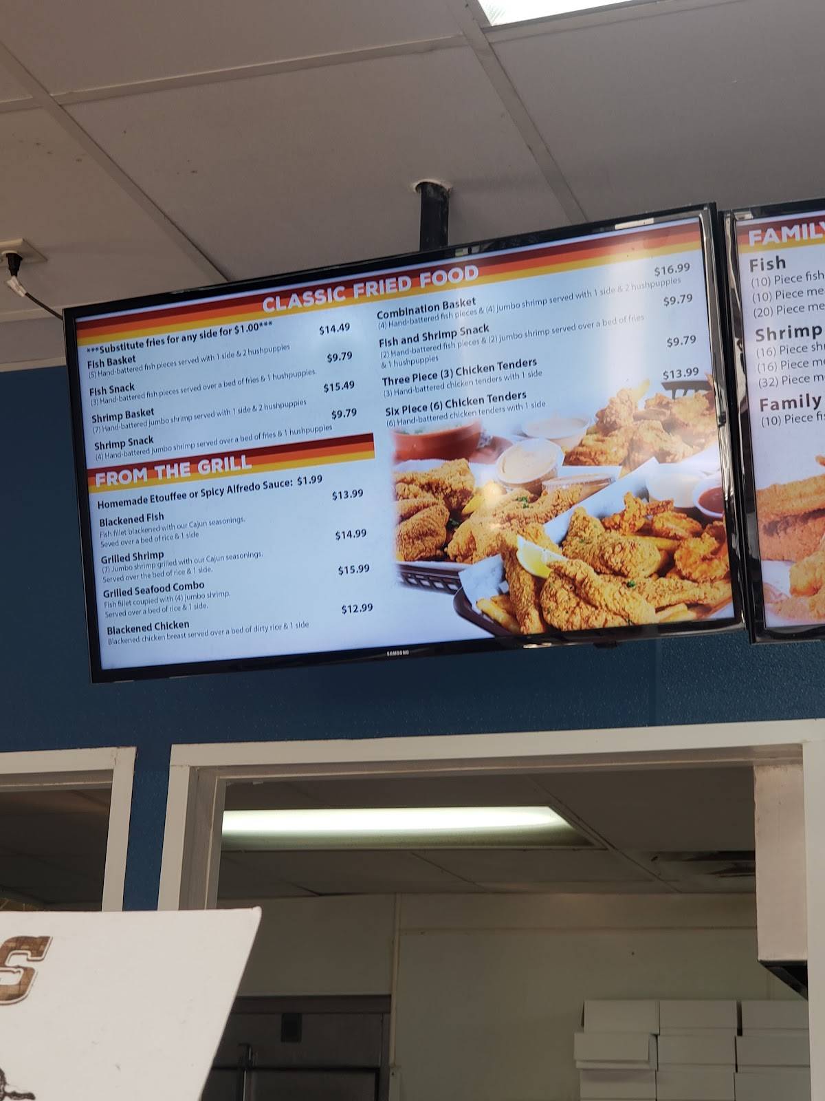 Carta del restaurante Catfish Station, Cypress, Spring Cypress Rd suite a