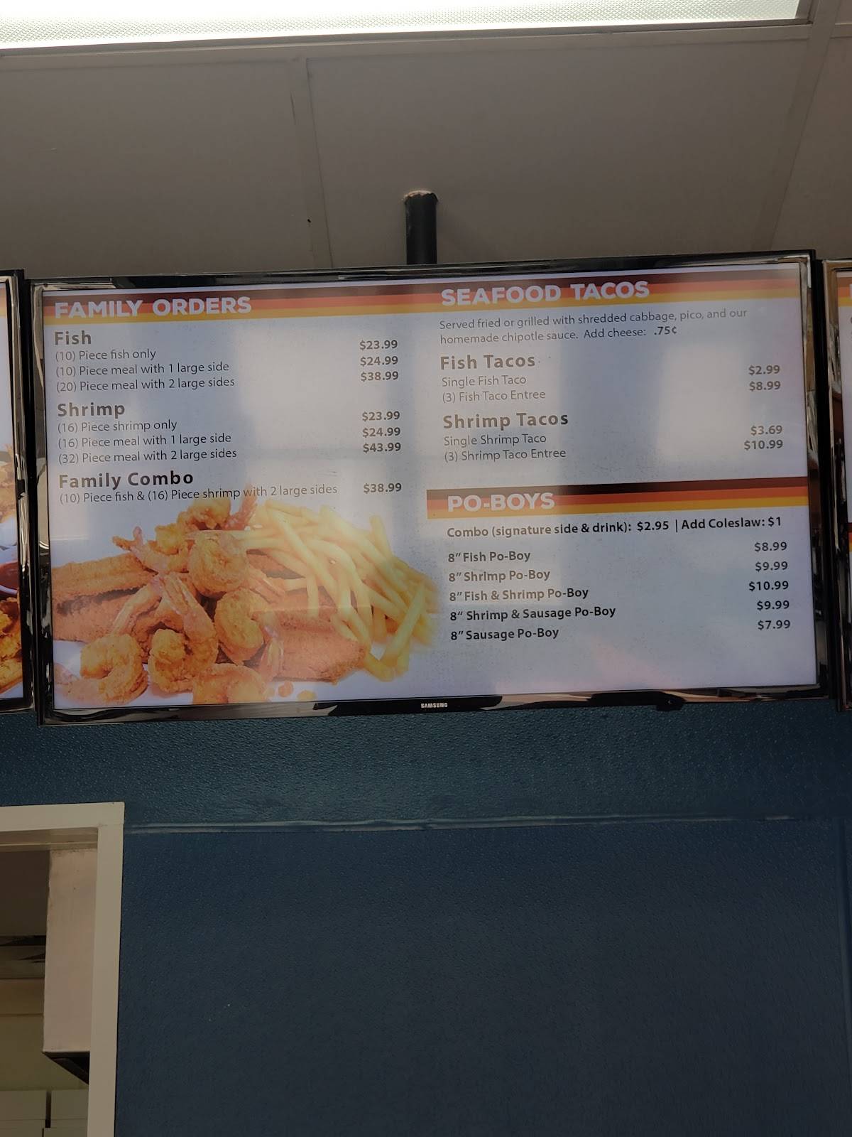 Carta del restaurante Catfish Station, Cypress, Spring Cypress Rd suite a