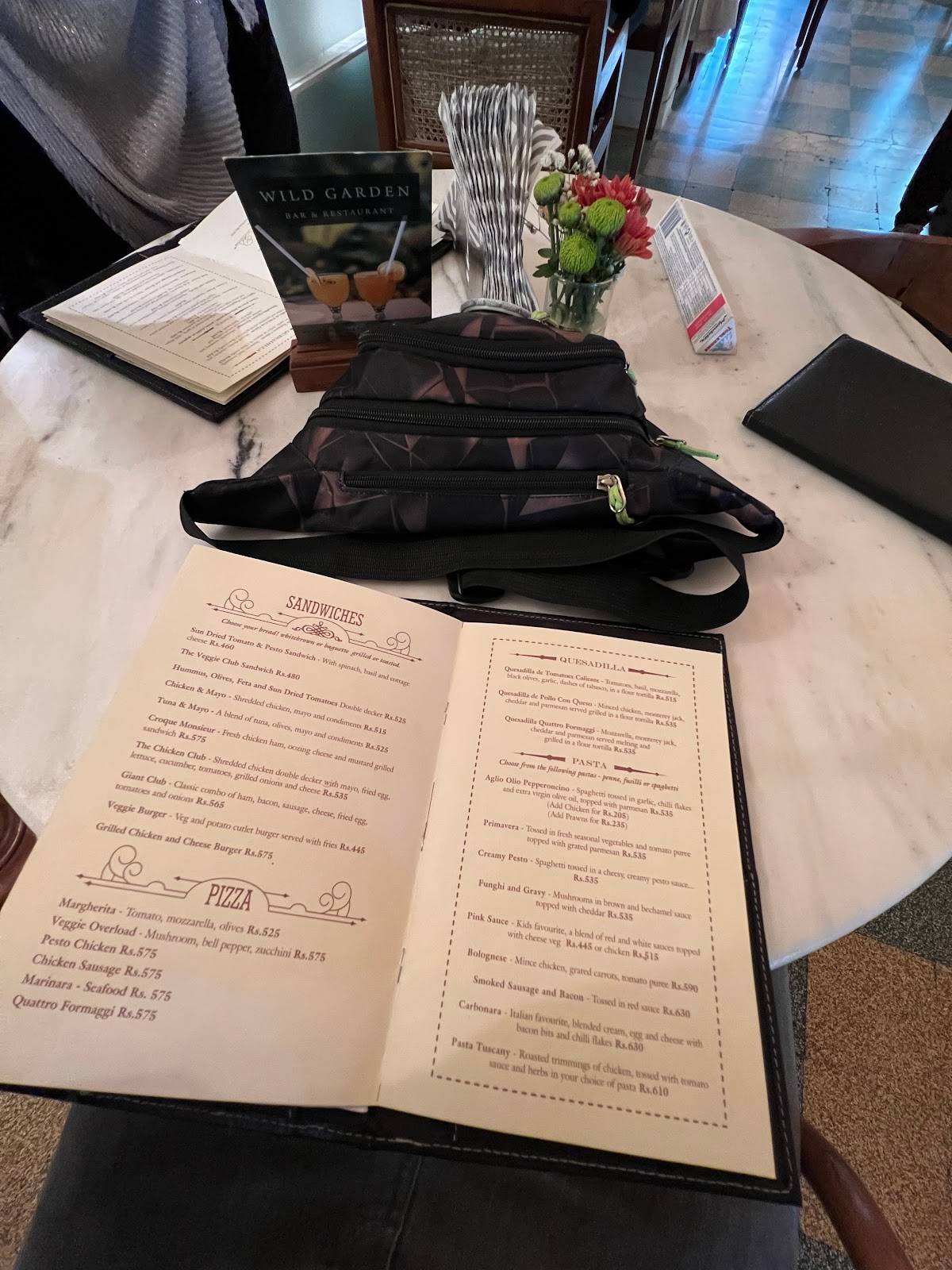 Menu at Chamiers Cafe, Chennai, New # 106