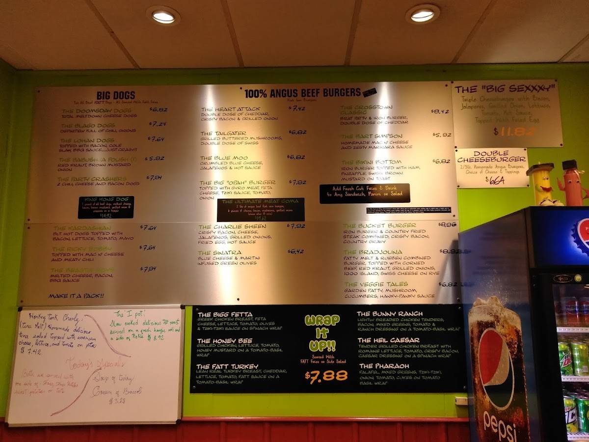 Menu at Fatt Mustard Cafe, Elk Grove Village