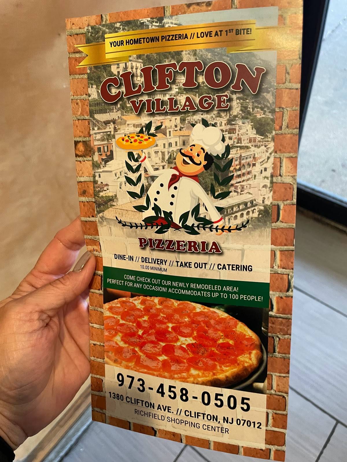 Menu at Clifton Village Pizza pizzeria, Clifton, Clifton Ave