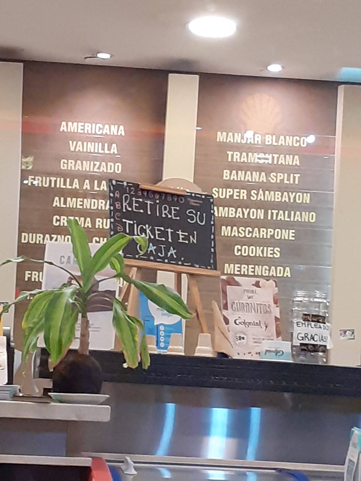 Menu at Colonial Ice Cream & Cafe Acassuso, Acassuso, Av. Sta Fe 1002