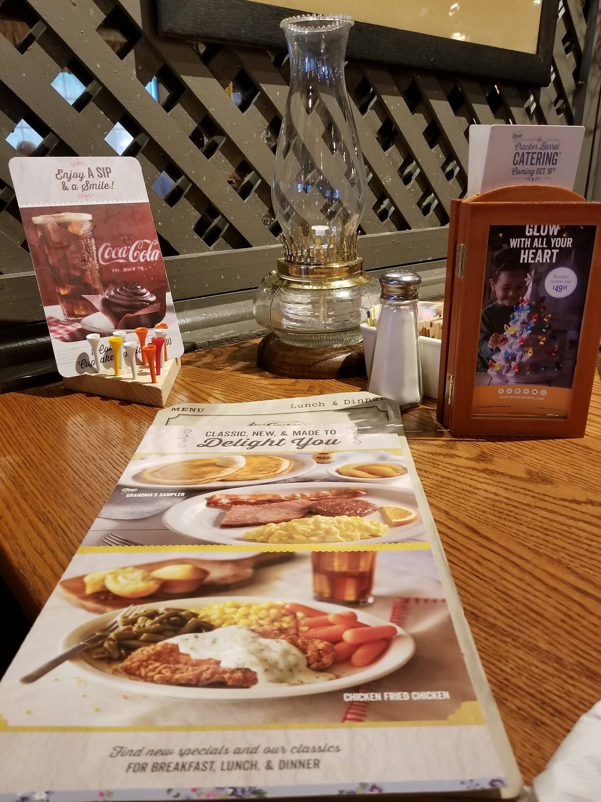 Menu at Cracker Barrel Old Country Store, Ocala, SW College Rd
