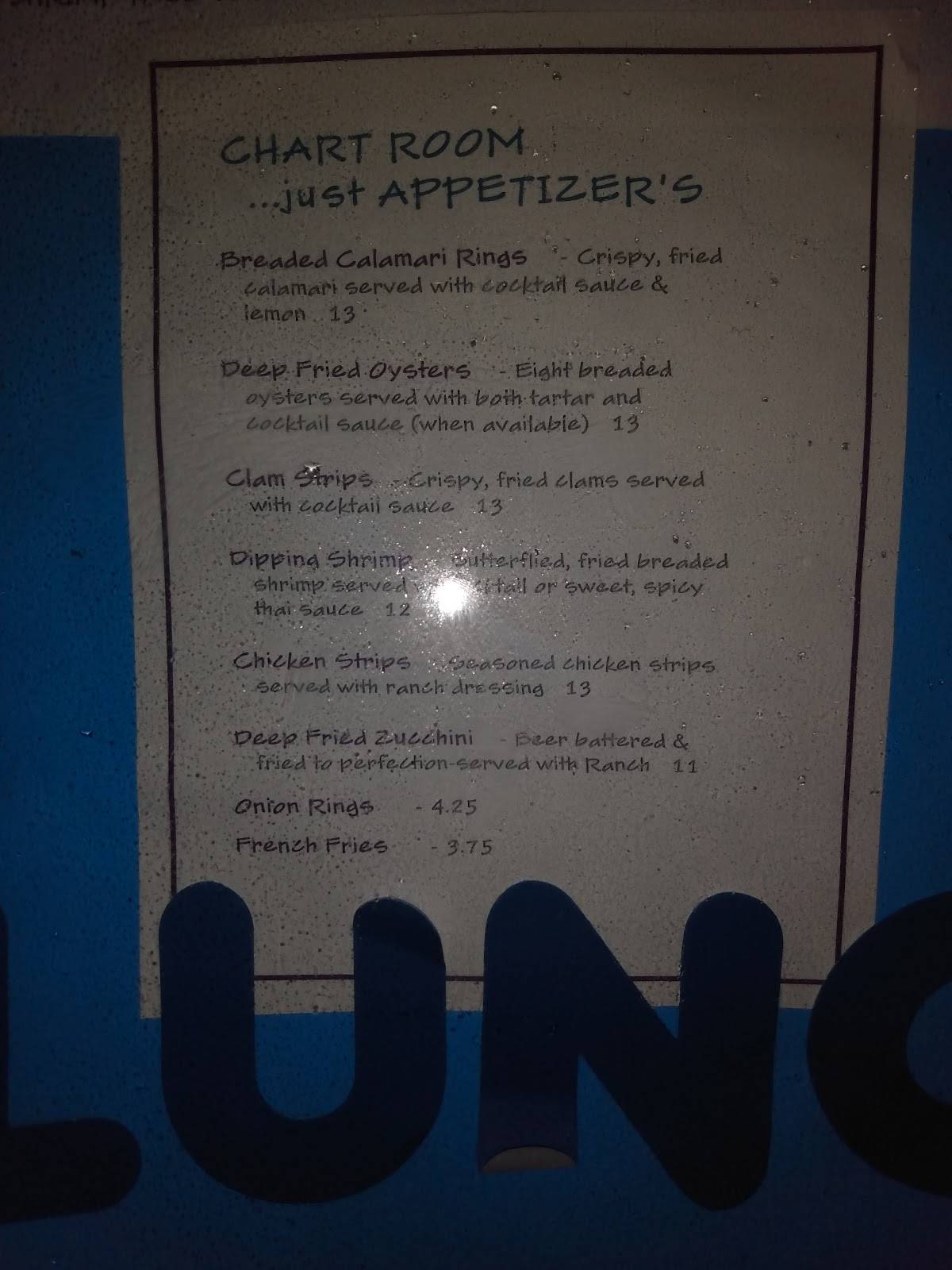 Menu at Chart Room Restaurant, Crescent City