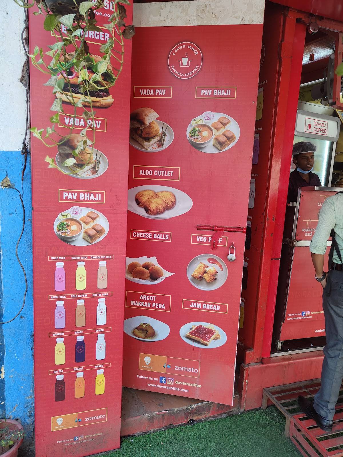 Menu at DAVARA COFFEE, Chennai, 21