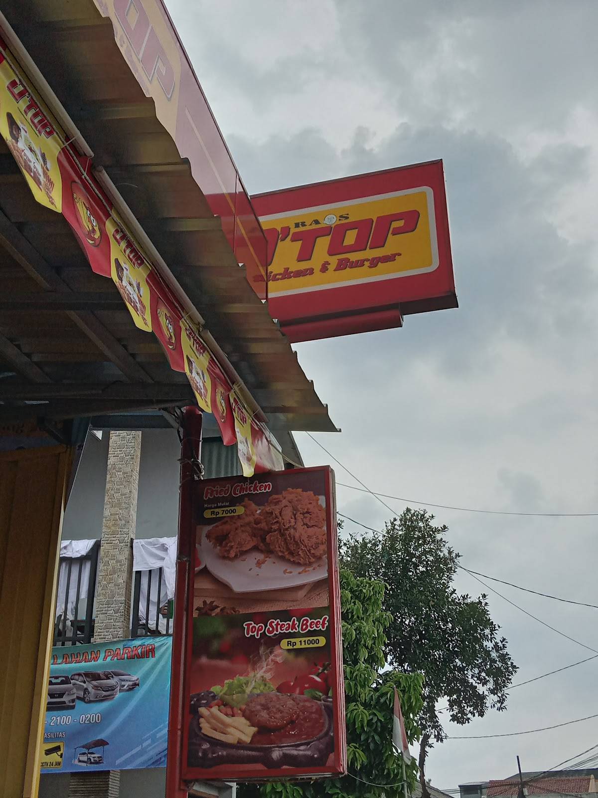 Menu at D'Top Chicken & Burger restaurant, South Tangerang