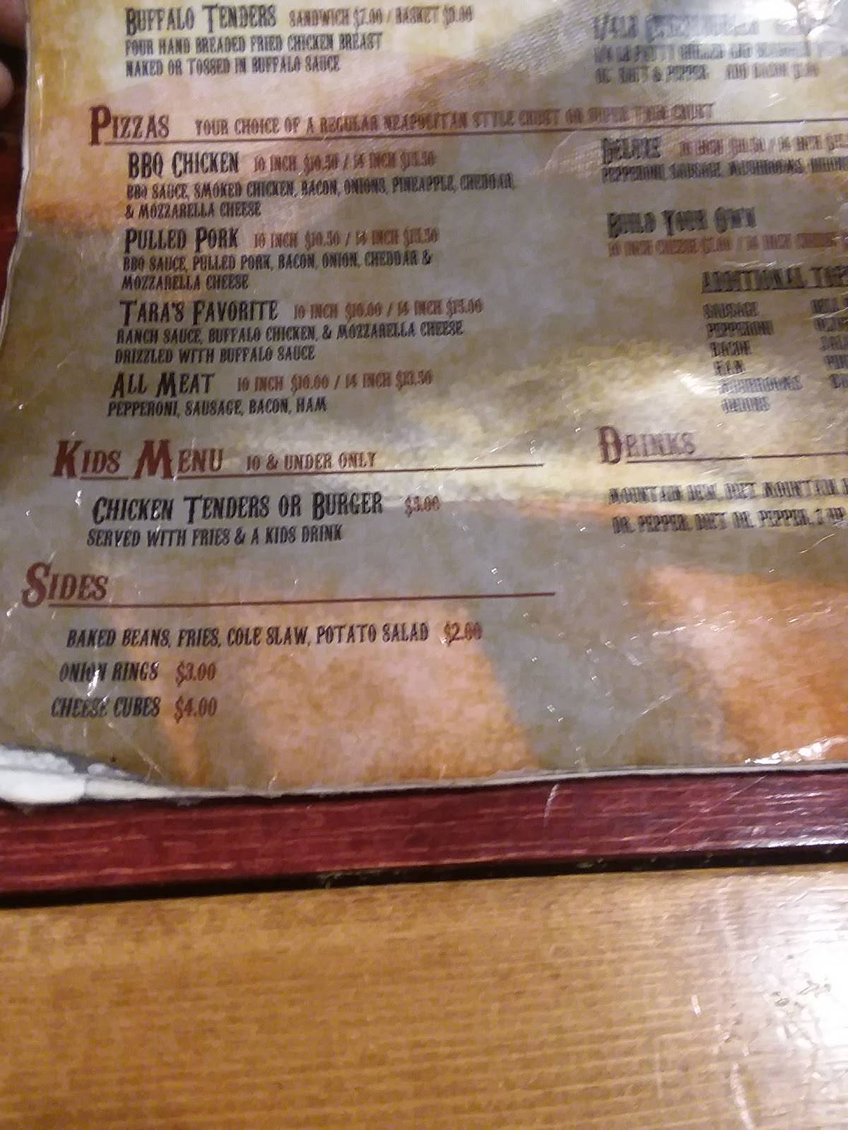 Menu at Deep South pub & bar, McLeansboro