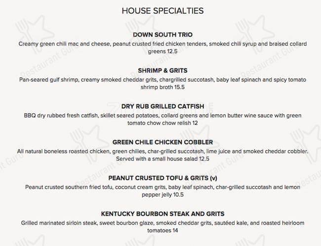 Menu at Four Friends Kitchen restaurant, Denver, Roslyn St