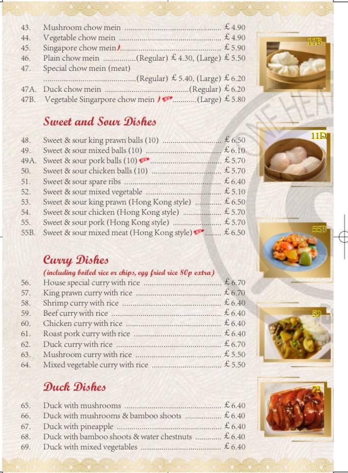 Menu at Mr Tang fast food, Dereham, 29 High St