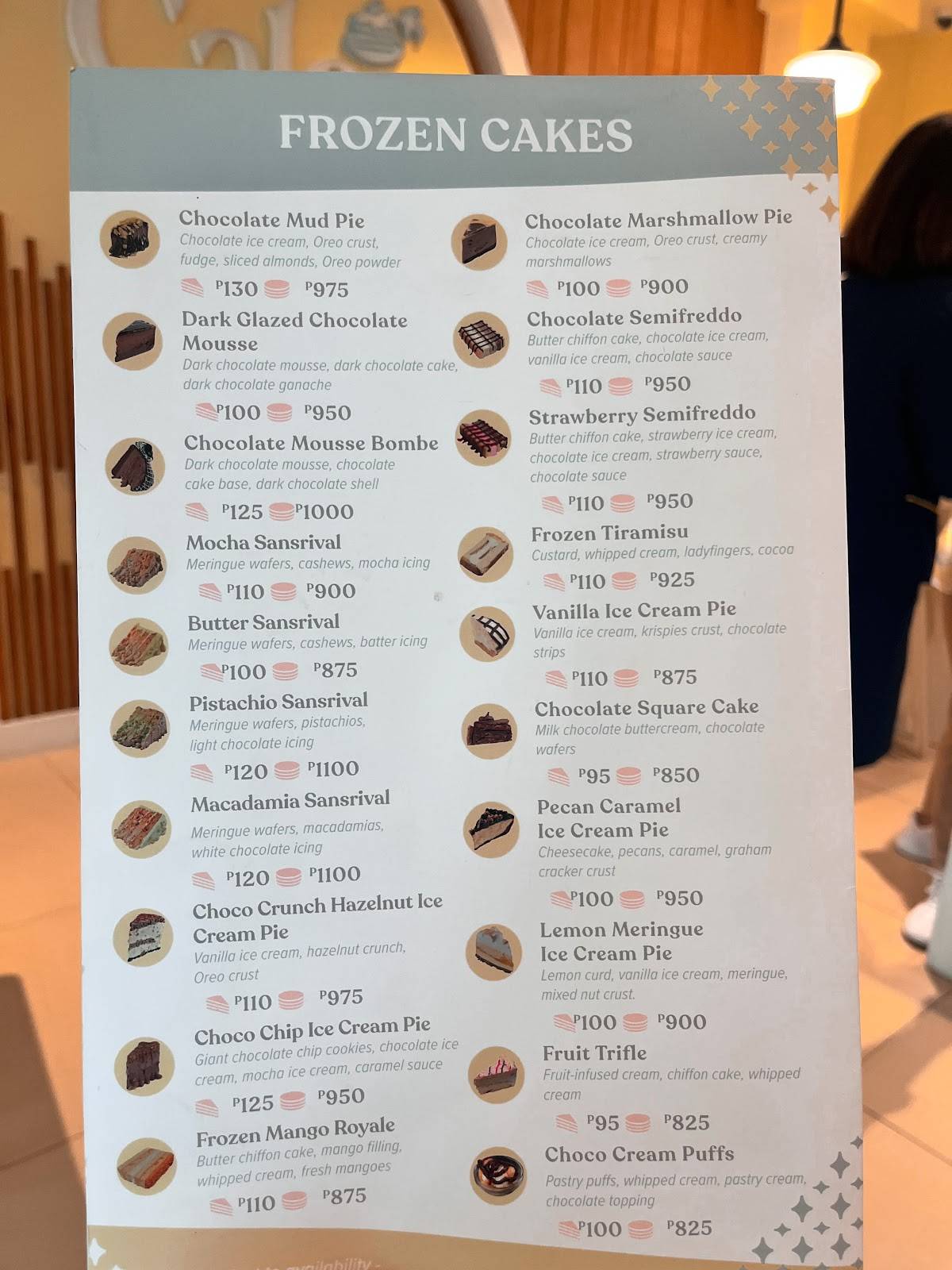 Menu at Calea Pastries & Coffee desserts, Bacolod, Balay Quince