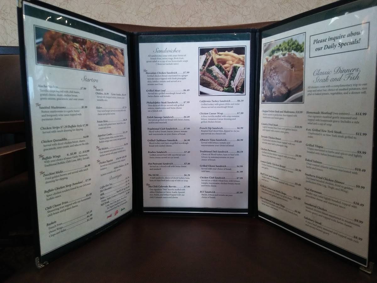 Menu at El Dorado Golf Course Restaurant, Long Beach